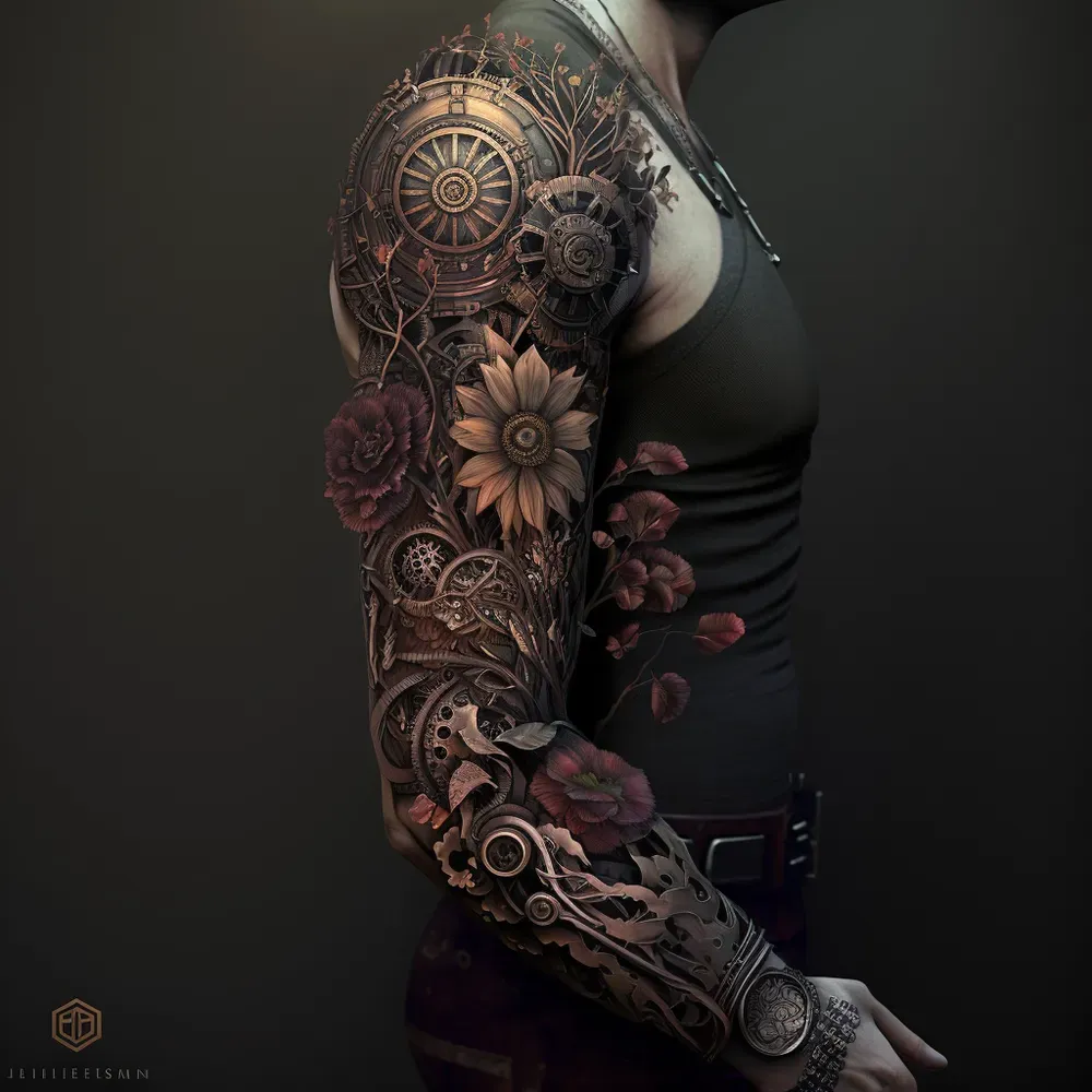 Fully Customisable Tattoo Designs Midjourney Prompt Promptbase