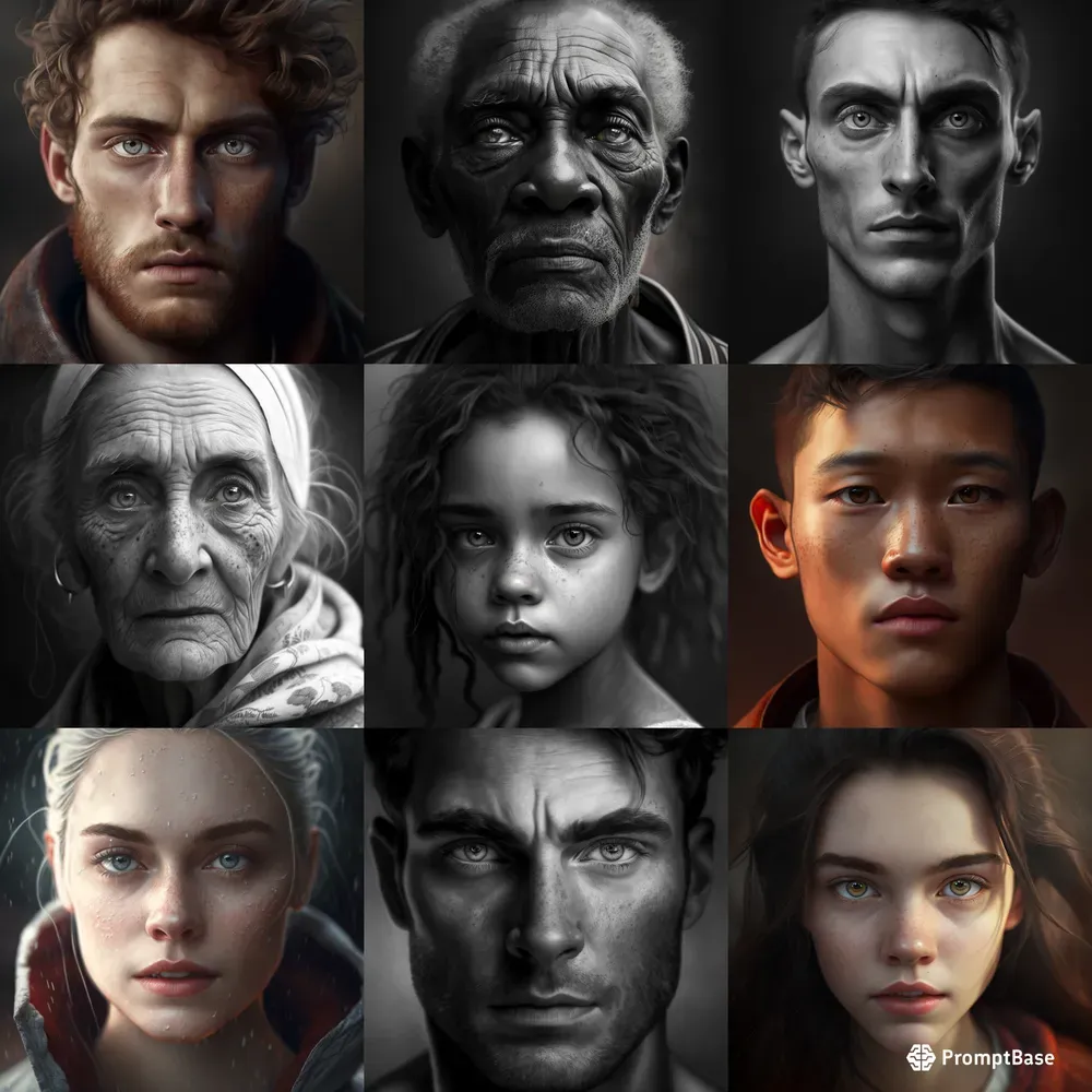 Highly Detailed Portraits Midjourney Prompt | PromptBase