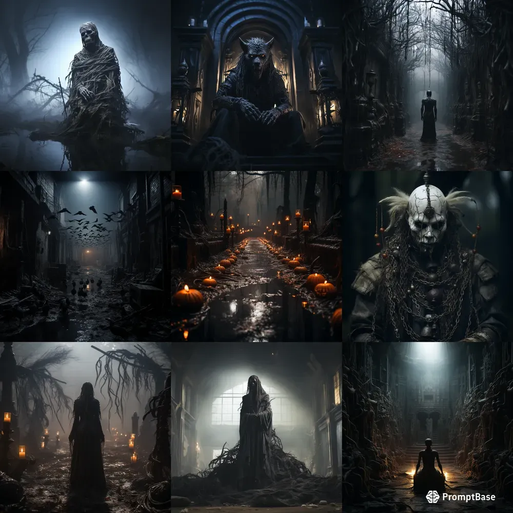 Haunting Visions Midjourney Prompt | PromptBase