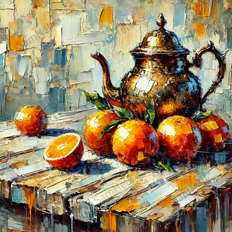 Textured Acrylic Art For Bold Scenes DALL·E Prompt | PromptBase