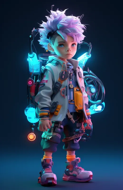 Advanced 3D Futuristic Characters Midjourney Prompt | PromptBase