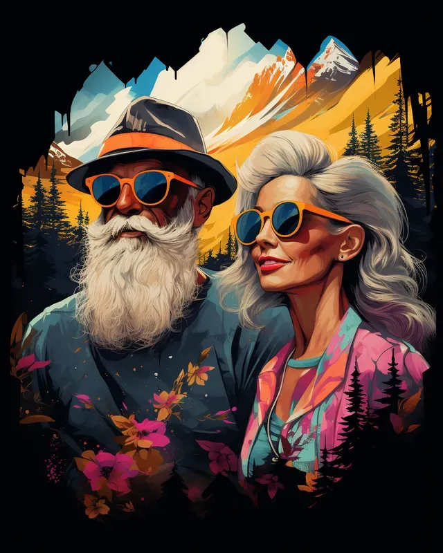 Inner Strength Cartoon Tshirt Designs Midjourney Prompt | PromptBase