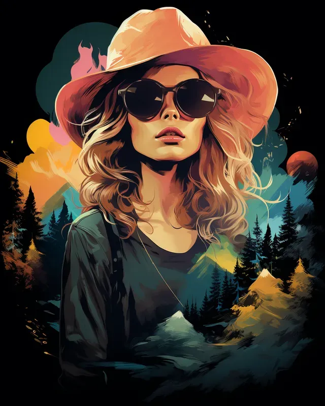 Inner Strength Cartoon Tshirt Designs Midjourney Prompt | PromptBase