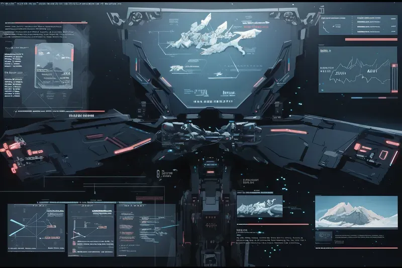 Scifi Futuristic Dashboard Ui Midjourney Prompt | PromptBase