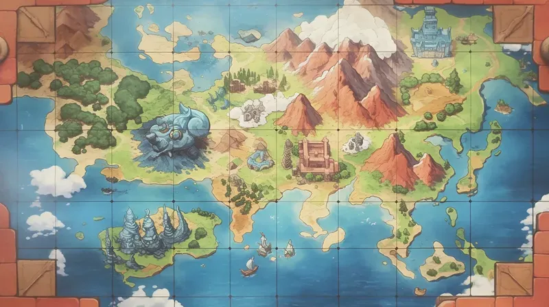 Fantasy RPG World Maps Midjourney Prompt | PromptBase