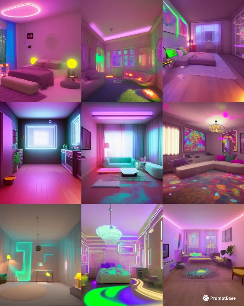 Aesthetic Lights Interior Design Stable Diffusion Prompt | PromptBase