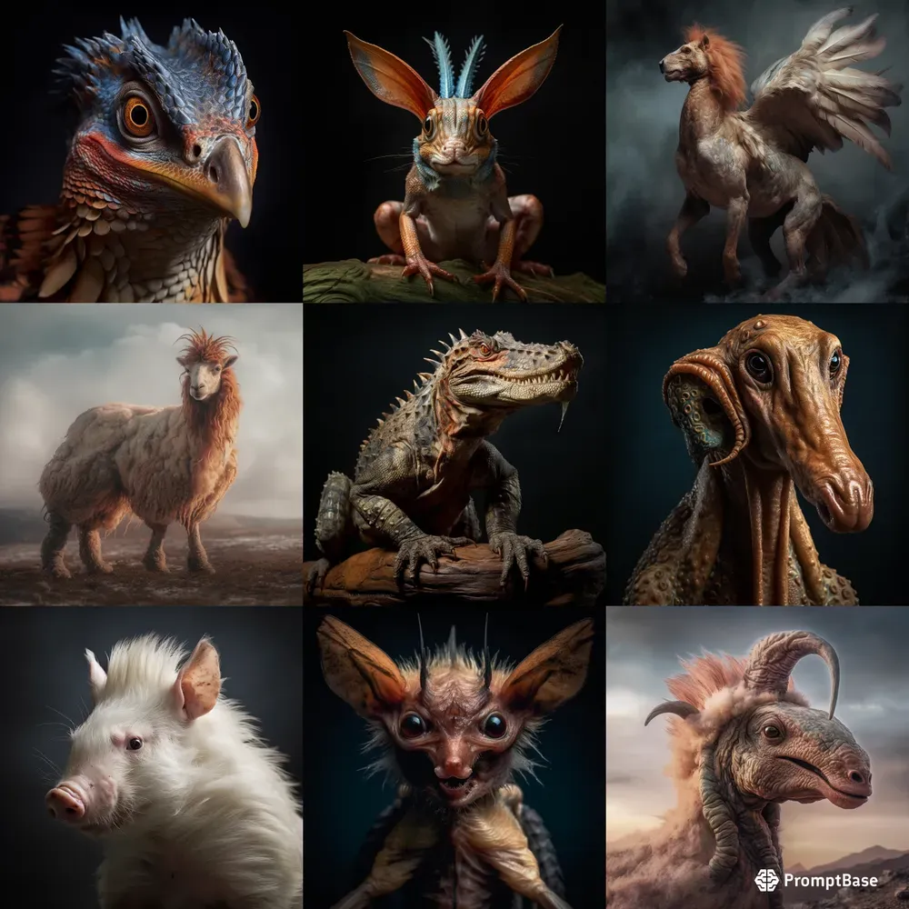 Chimera Studio Portraits Midjourney Prompt | PromptBase