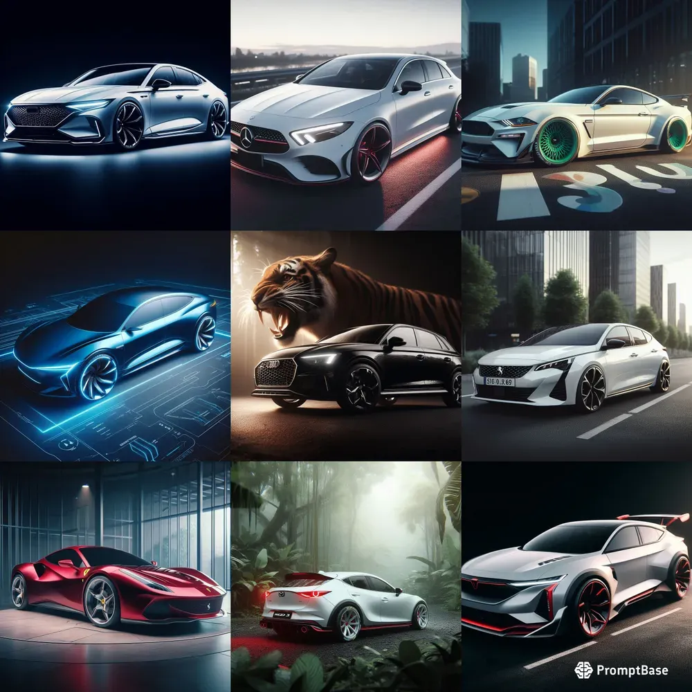 3D Cars Models DALL·E Prompt | PromptBase