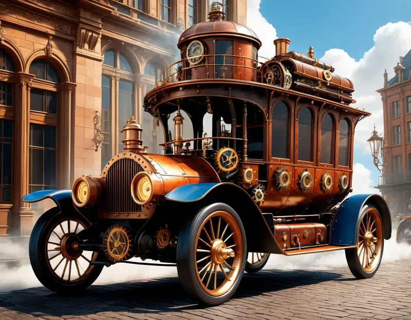 Steampunk Vehicles Stable Diffusion Prompt | PromptBase
