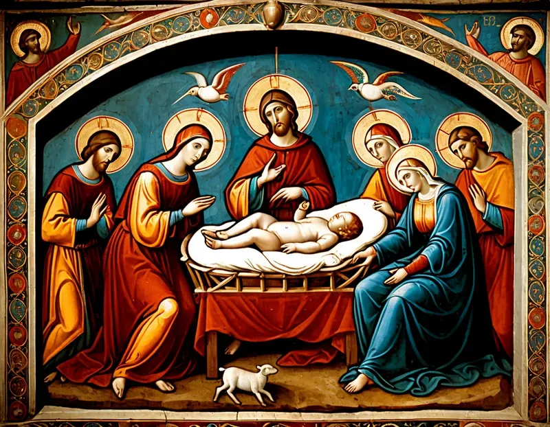Religious Medieval Art Stable Diffusion Prompt | PromptBase