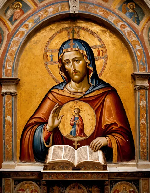 Religious Medieval Art Stable Diffusion Prompt | PromptBase