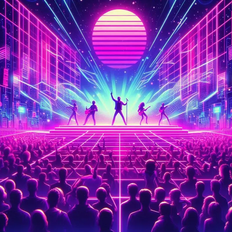 Synthwave Concept Art DALL·E Prompt | PromptBase