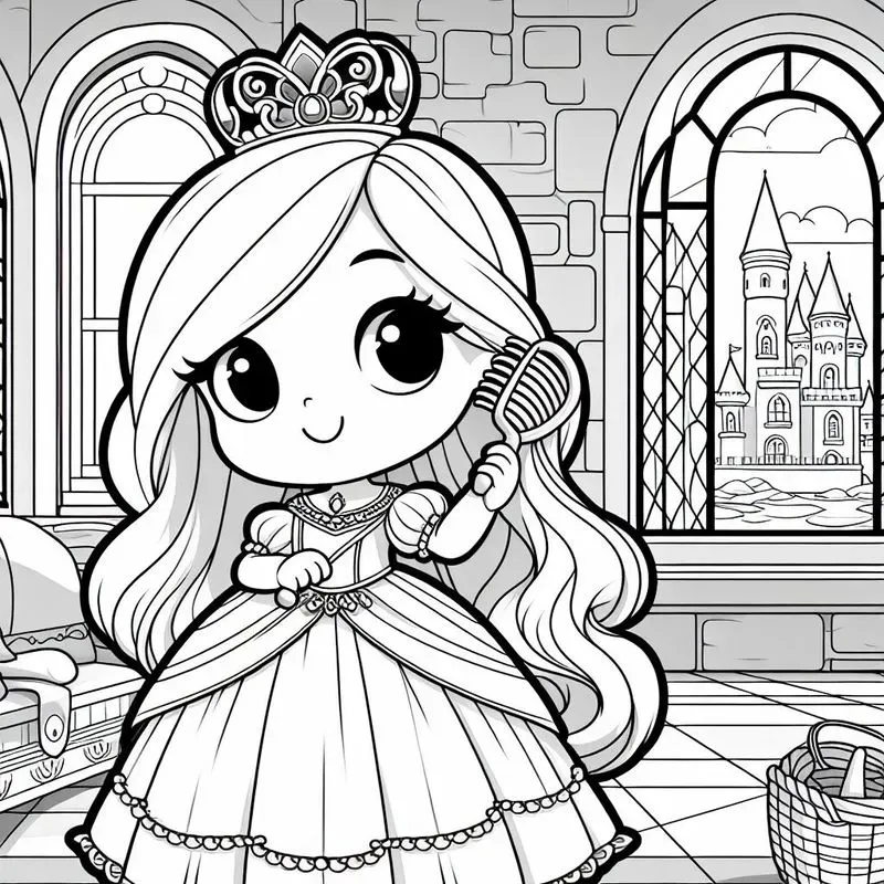 Adorable Childrens Coloring Book Pages DALL·E Prompt | PromptBase