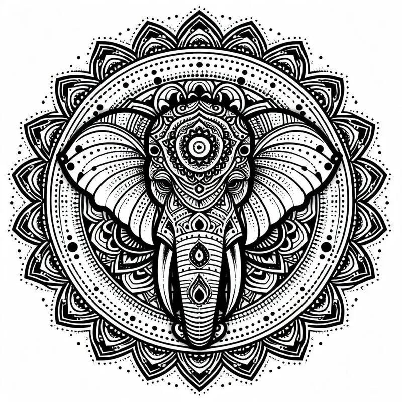 Mandala Art DALL·E Prompt | PromptBase