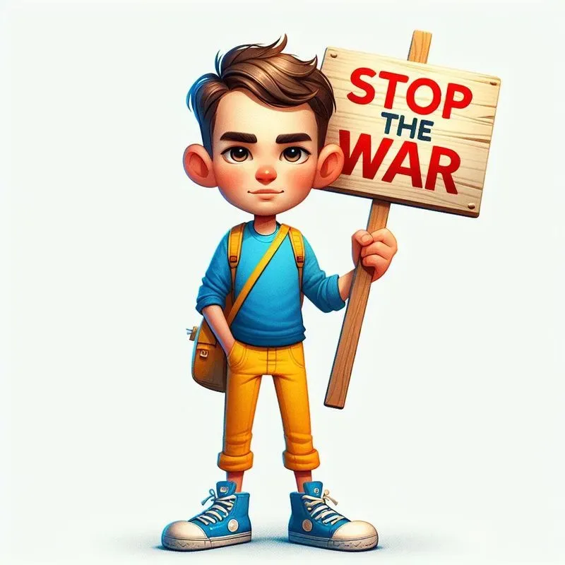 Protesters With Shield DALL·E Prompt | PromptBase