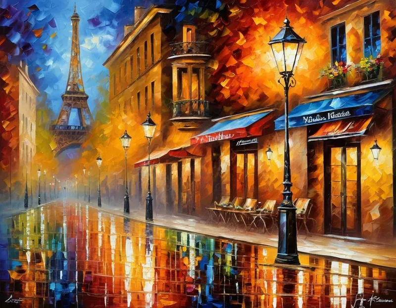 Vibrant Oil Paintings Stable Diffusion Prompt | PromptBase