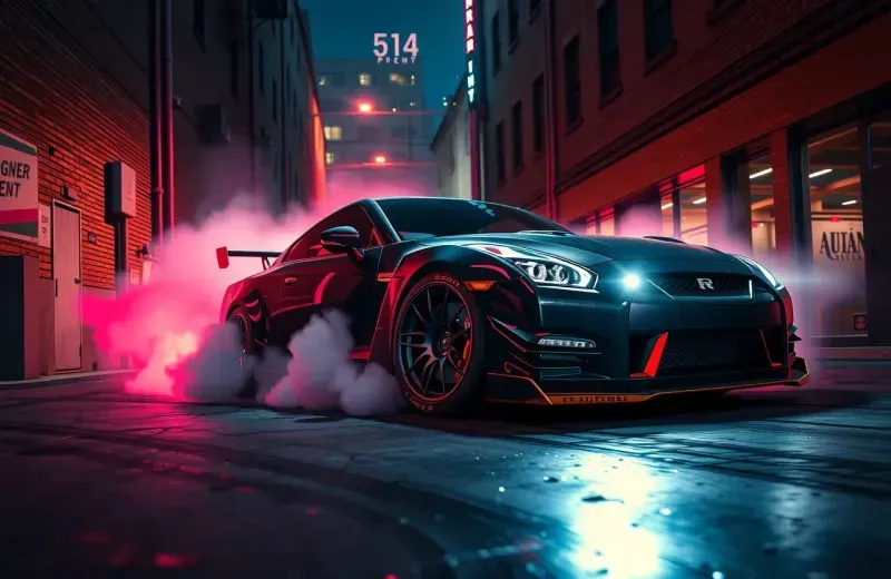 Drifting Car Wallpapers FLUX Prompt | PromptBase