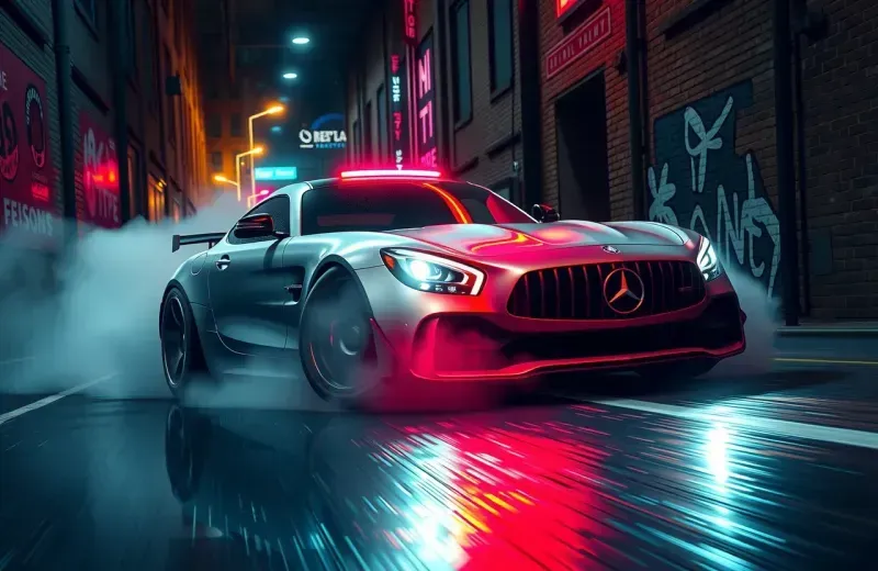 Drifting Car Wallpapers FLUX Prompt | PromptBase