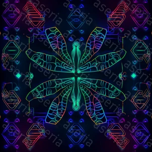 Neon Patterns Midjourney Prompt | PromptBase