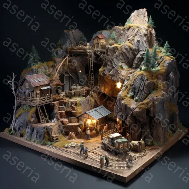 Miniature Scenes Midjourney Prompt | PromptBase