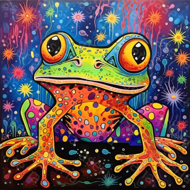 Vibrant Quirky Paintings Midjourney Prompt | PromptBase