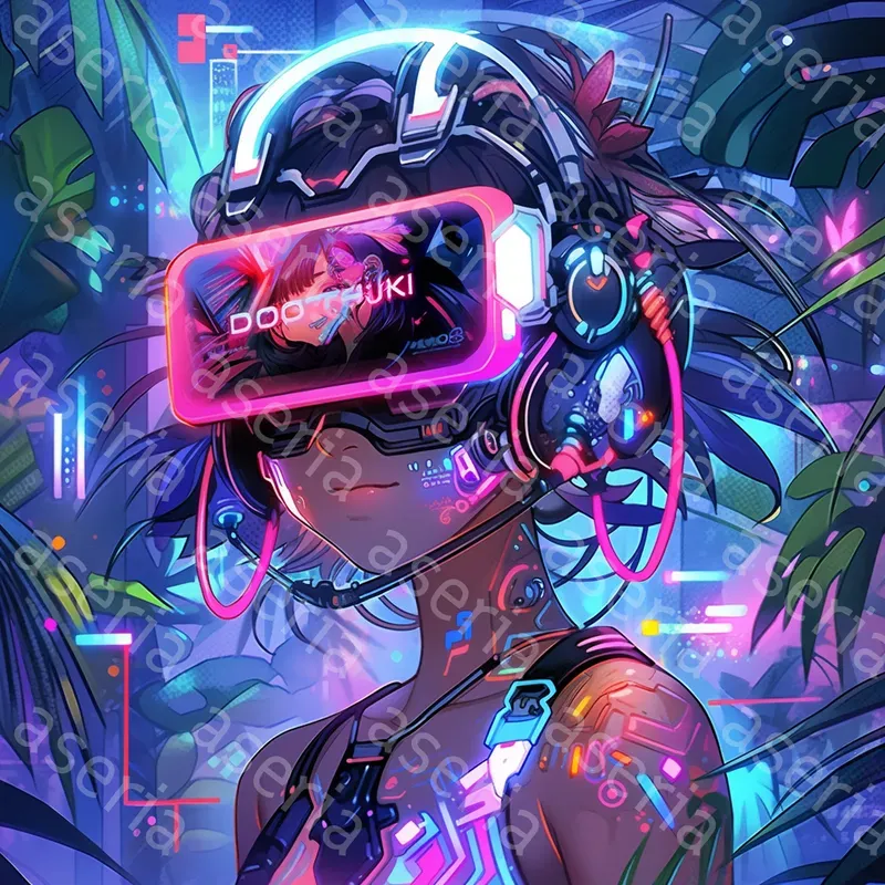 Cyberpunk Neon Avatars Midjourney Prompt | PromptBase