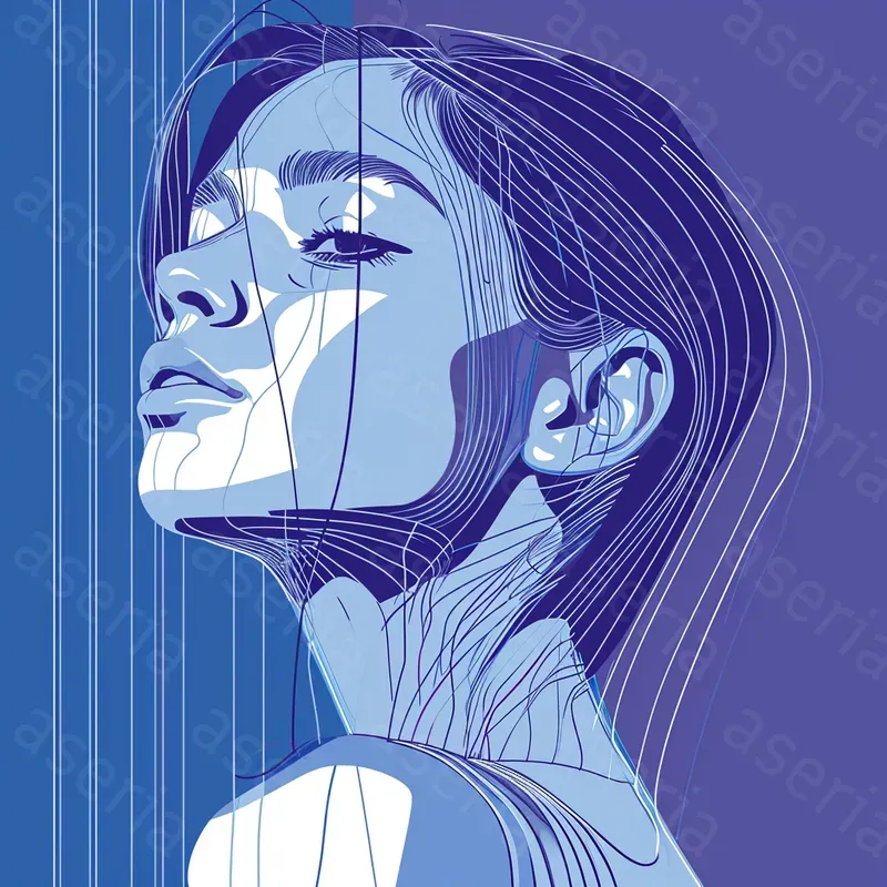 Stylized Geometry Line Art Midjourney Prompt | PromptBase