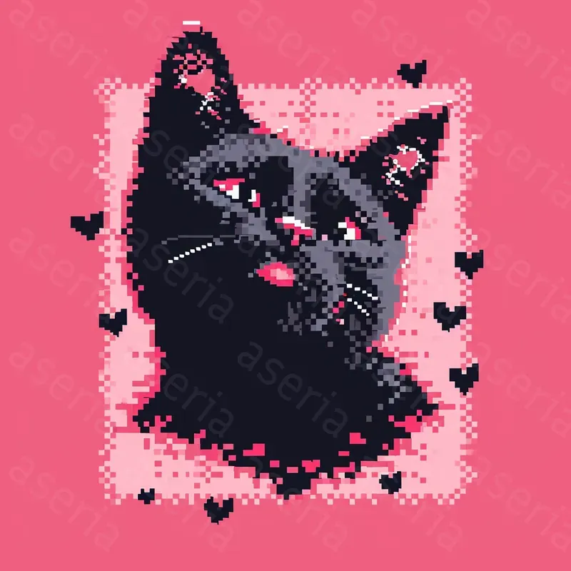 Romantic Pixel Art For Valentines Day Midjourney Prompt | PromptBase