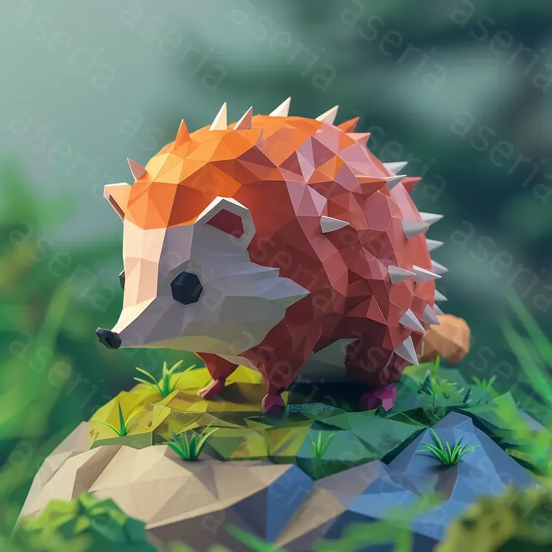 Charming Low Poly Scenes Midjourney Prompt | PromptBase