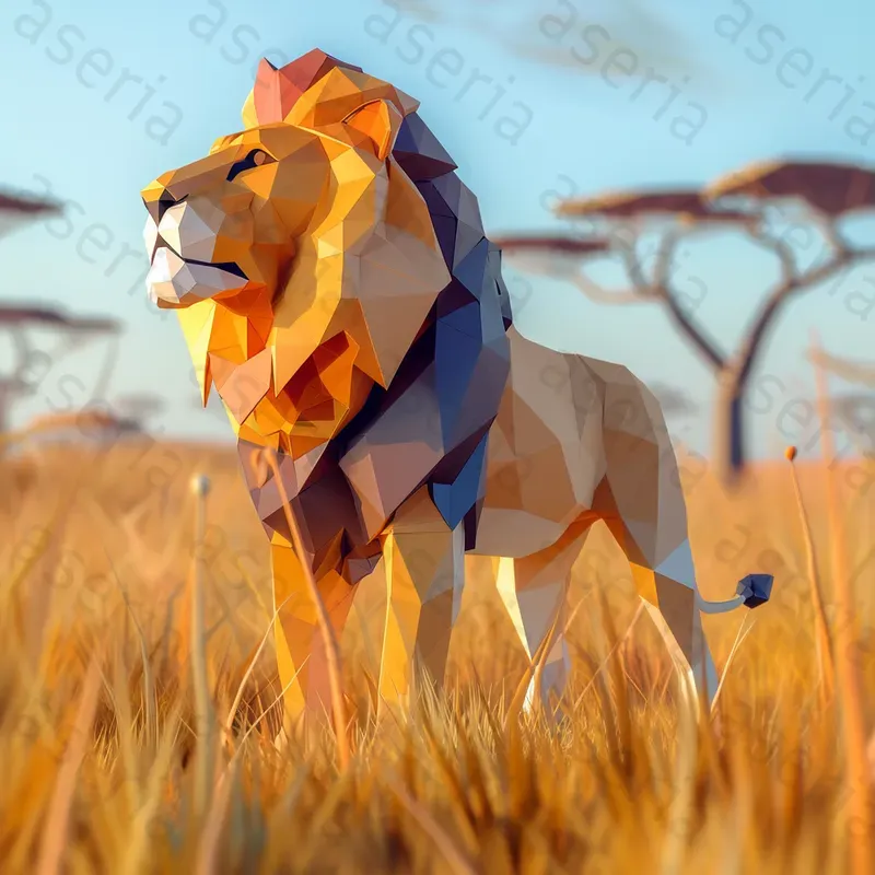 Charming Low Poly Scenes Midjourney Prompt | PromptBase