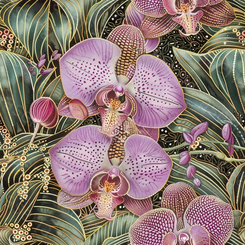 Romantic Floral Picotage Patterns Midjourney Prompt | PromptBase