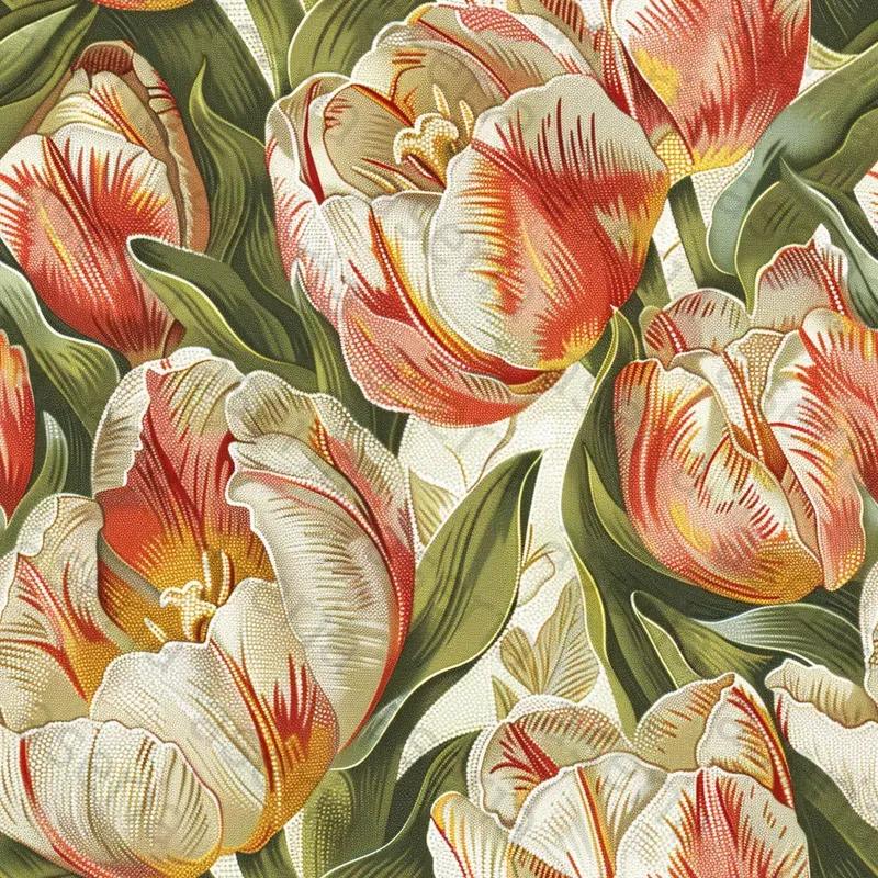 Romantic Floral Picotage Patterns Midjourney Prompt | PromptBase