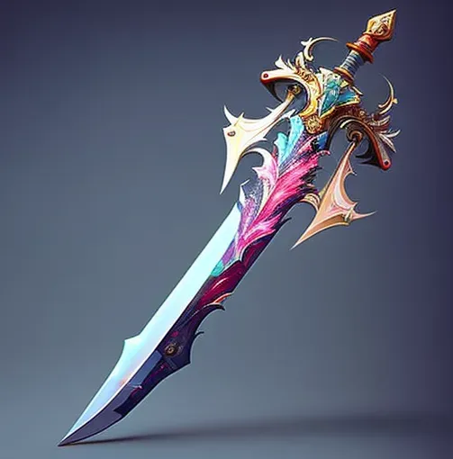 Video Game Sword Concept Art Midjourney Prompt | PromptBase