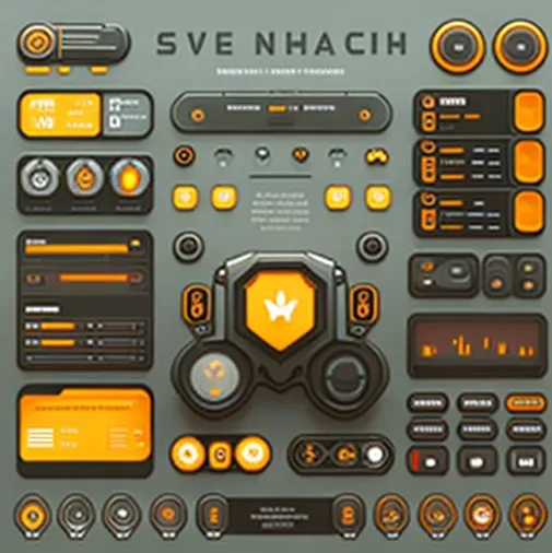 Video Game UI Sprite Sheets Midjourney Prompt | PromptBase