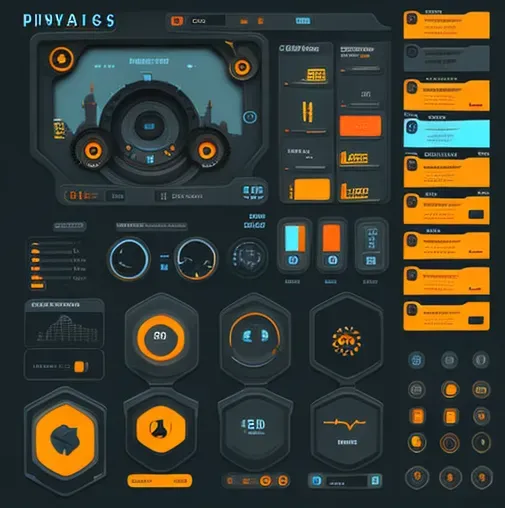 Video Game UI Sprite Sheets Midjourney Prompt | PromptBase