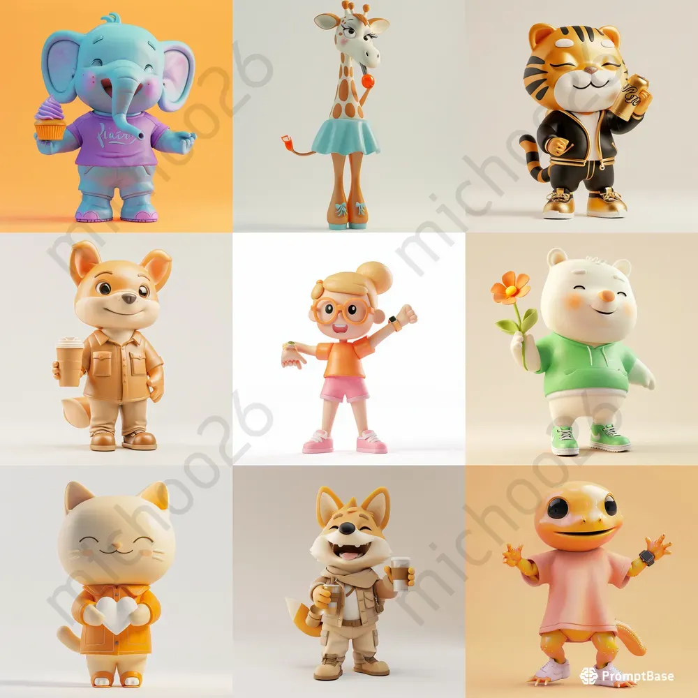 Cartoon Character Advert Sessions Midjourney Prompt | PromptBase