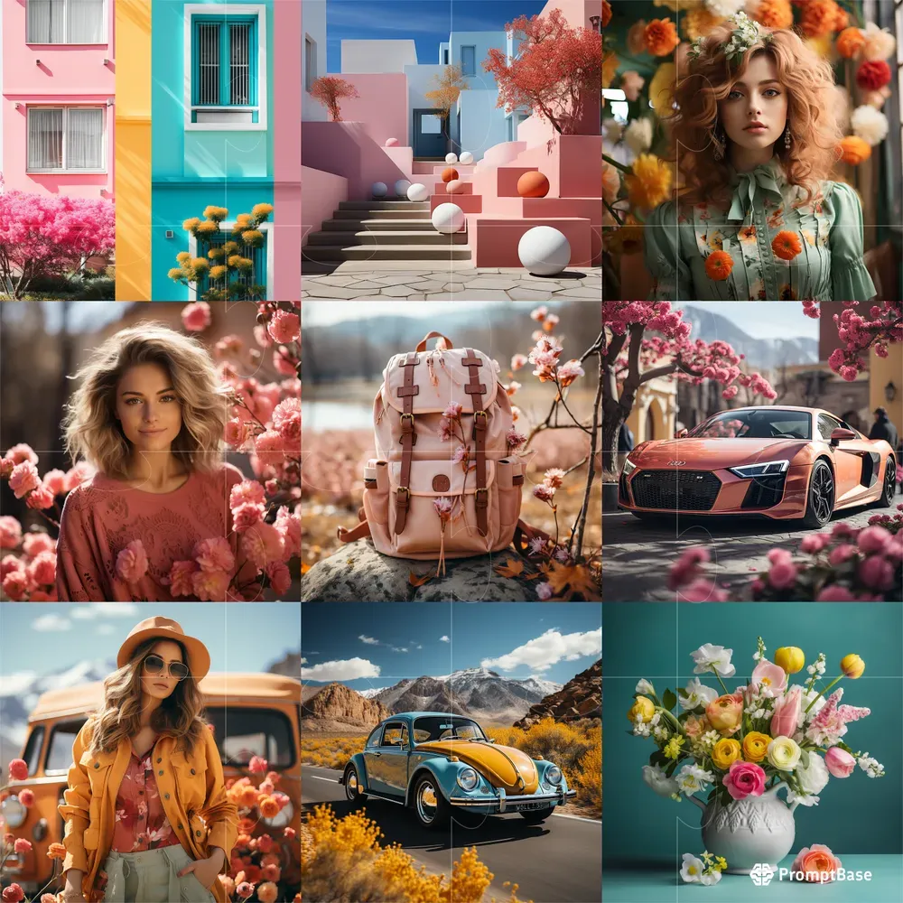 Spring Themed Photo Ideas For Commercials Midjourney Prompt | PromptBase