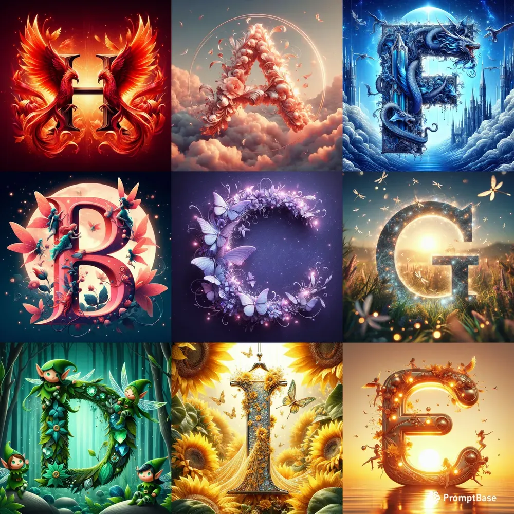 Enchanting Alphabet Adventures DALL·E Prompt | PromptBase