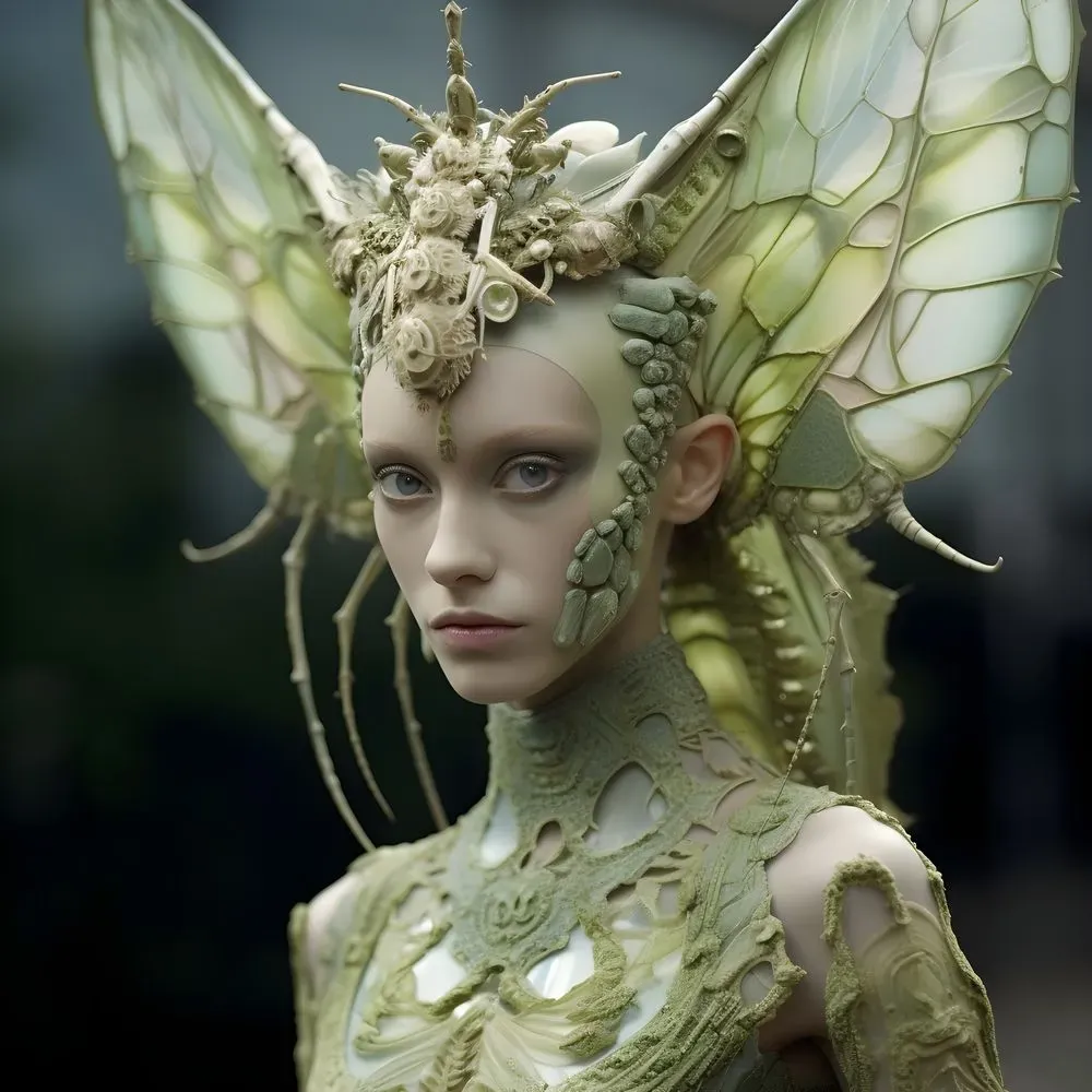 Insect Inspired Fashion Clothings Midjourney Prompt | PromptBase