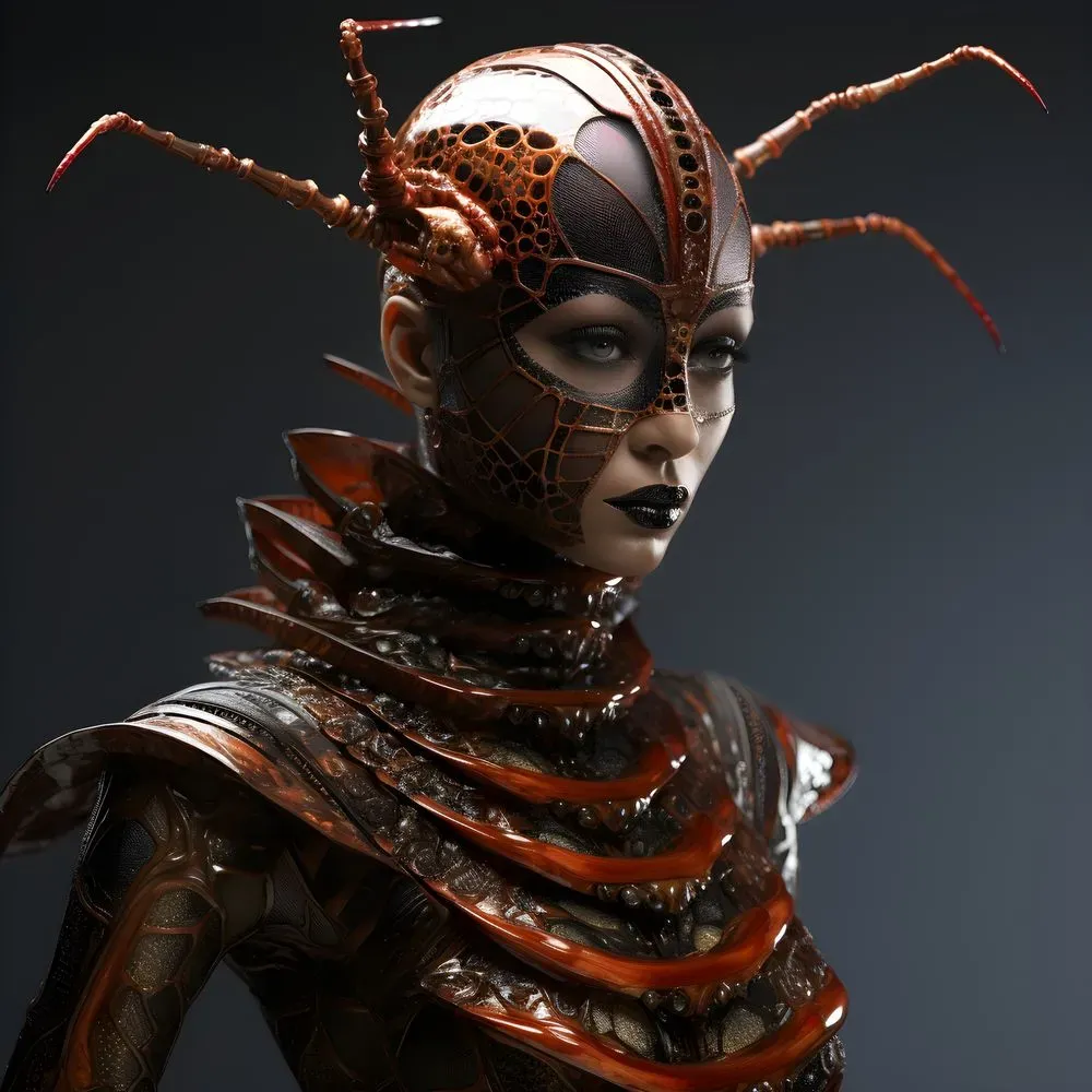 Insect Inspired Fashion Clothings Midjourney Prompt | PromptBase