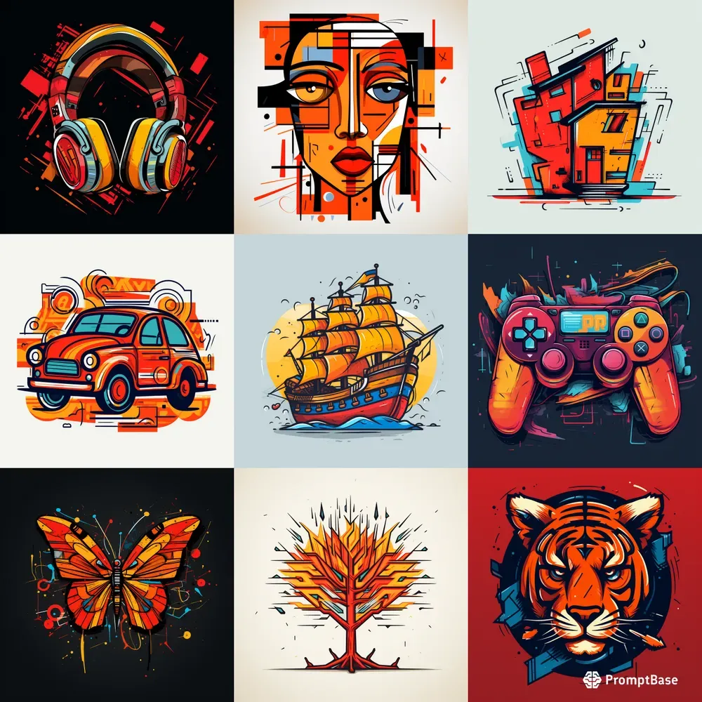 Cartoon Style Web Icons Midjourney Prompt | PromptBase