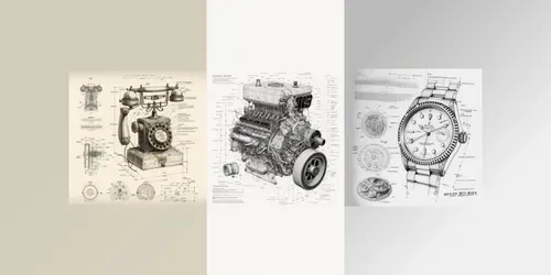 Simple Technical Drawings Midjourney Prompt | PromptBase