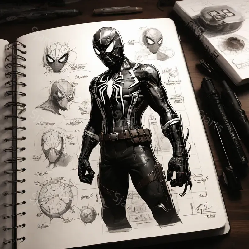 Marvel Dc Character Realistic Sketches Leonardo Ai Prompt | PromptBase