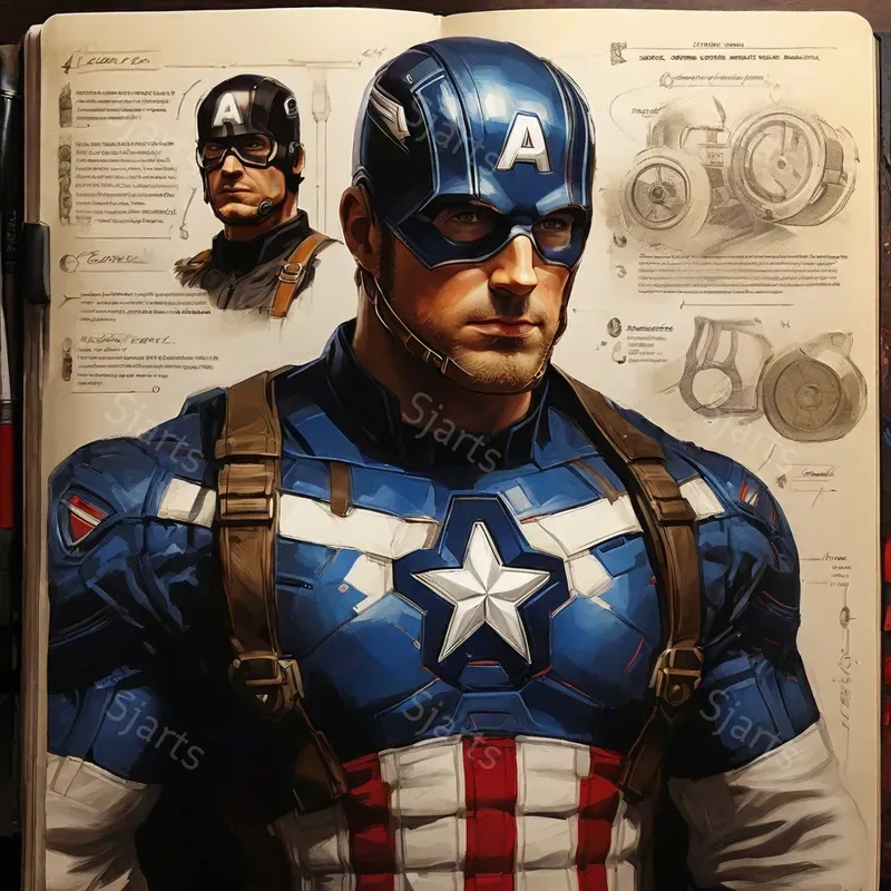 Marvel Dc Character Realistic Sketches Leonardo Ai Prompt | PromptBase