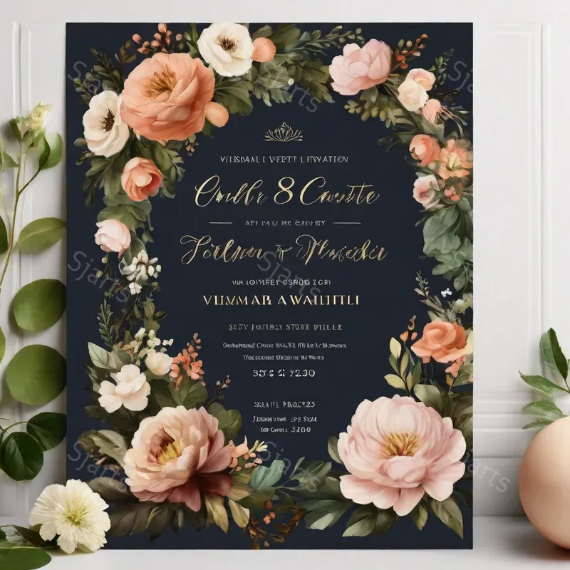 Digital Event Invitation Card Generator Leonardo Ai Prompt | PromptBase