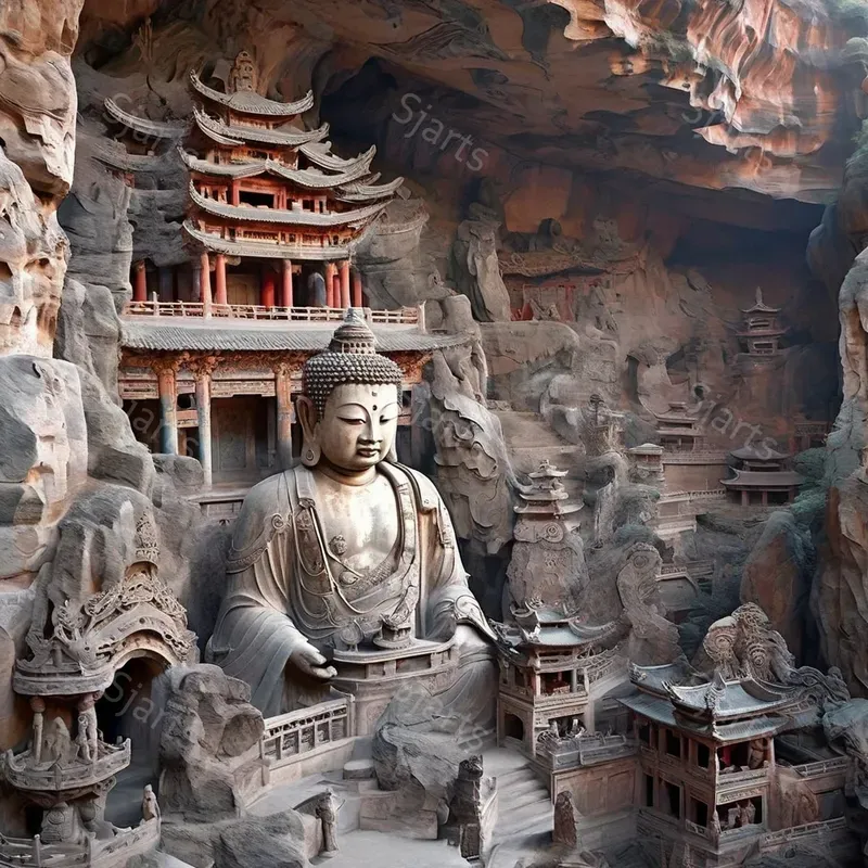 Historic Cave Sculptures Heritage Sites Leonardo Ai Prompt | PromptBase