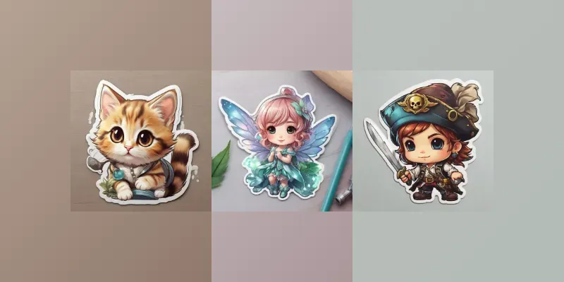 Adorable Chibi Sticker Collections Leonardo Ai Prompt | PromptBase