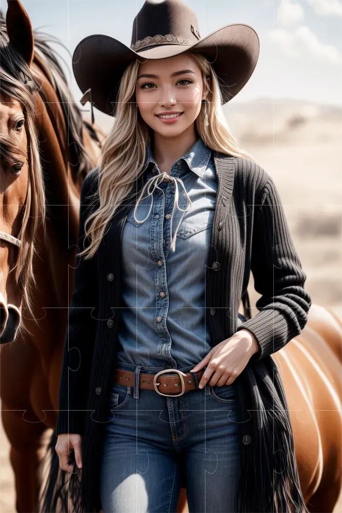 Western Cowgirl Photos Stable Diffusion Prompt | PromptBase