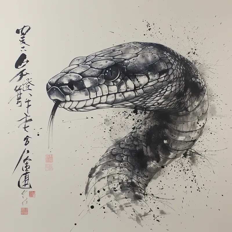 Impressive Ink Art Midjourney Prompt | PromptBase