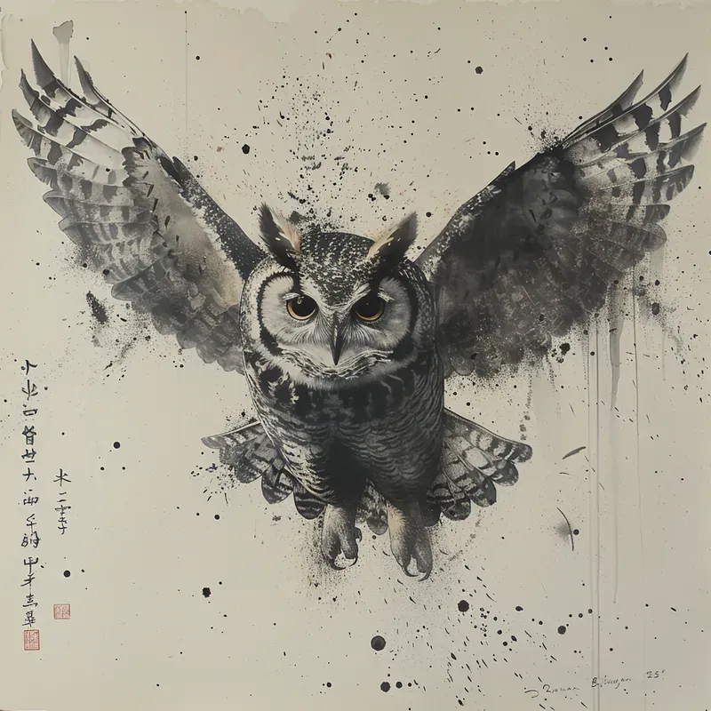 Impressive Ink Art Midjourney Prompt | PromptBase